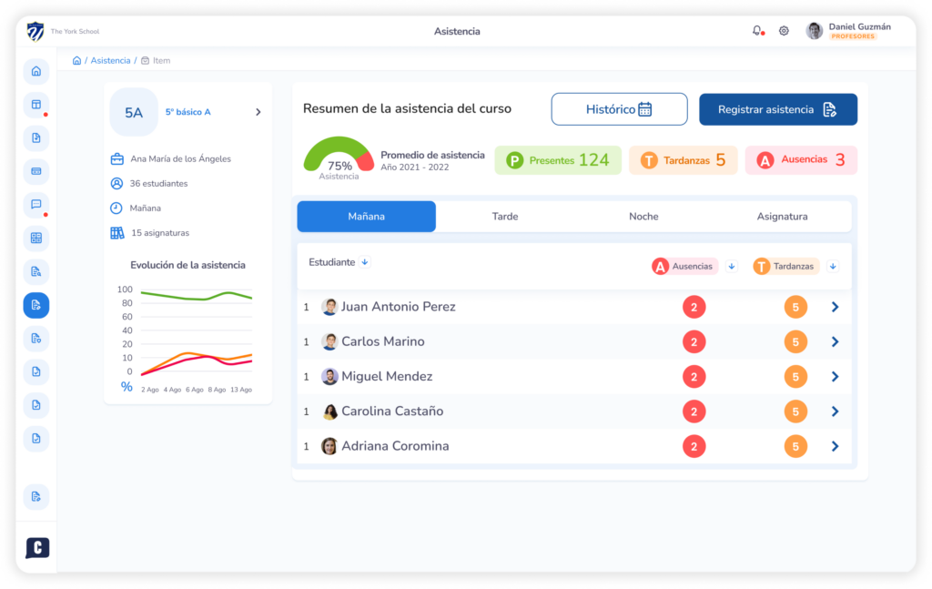 Gestión escolar - Colegium